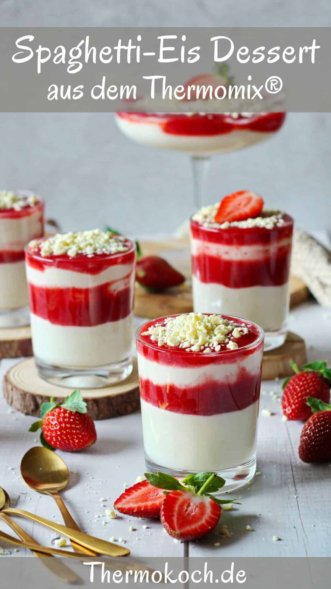 Spaghetti Eis Dessert Schnelles 12 Minuten Rezept Thermokoch De
